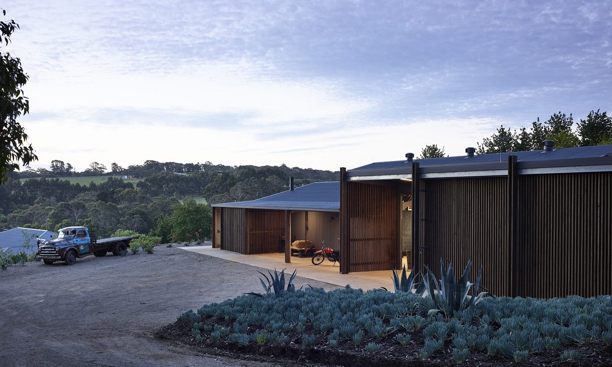 Iron ASH cladding encases Uber Shed 2 by Jost Architects | ASH