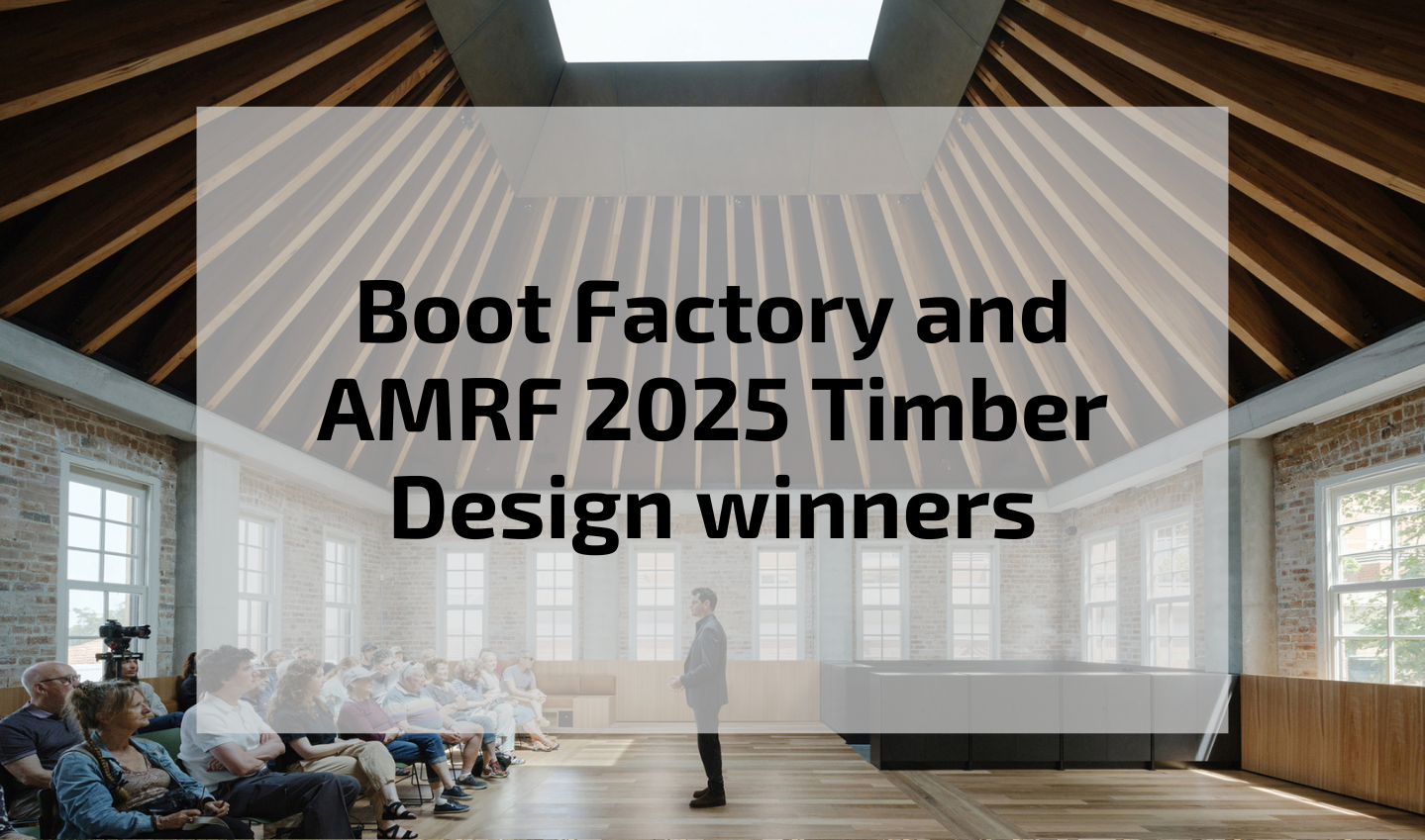 Boot Factory wins at 2025 Australian Timber Design Awards | ASH